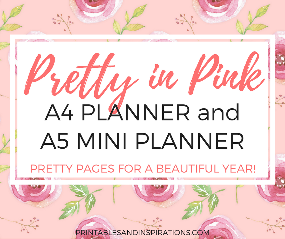 Free Printable Pink Planner Pages For Any Year! - Printables and ...
