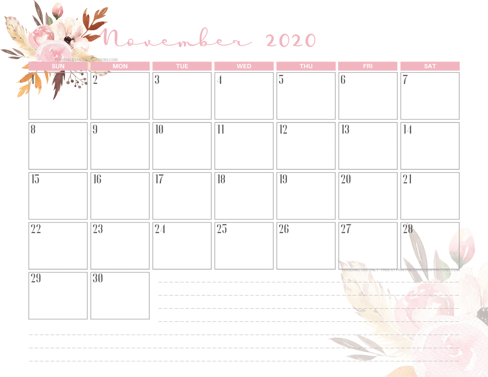 2020 Monthly Calendar – Free Printable DECEMBER 2020 Calendar ...