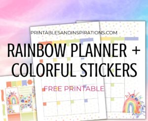 2020 Free Printable Planner Stickers And Calendars! - Printables and ...