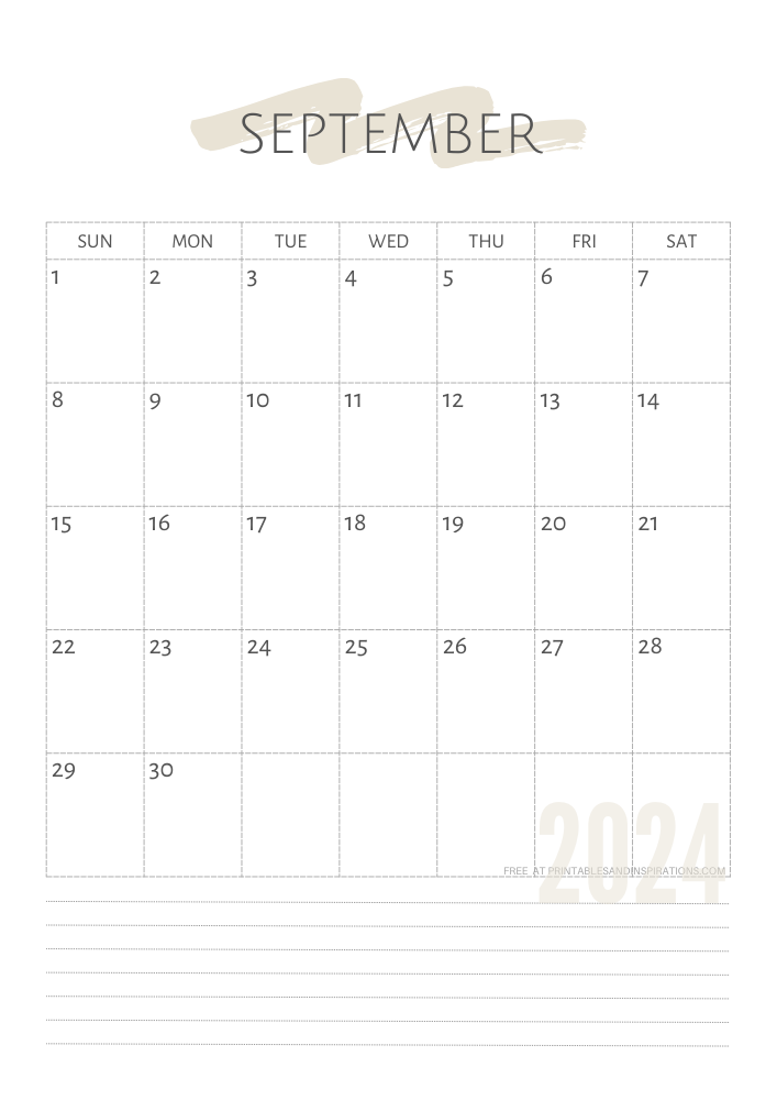 2024 Simple Minimalist Calendar – Free Printable PDF - Printables and ...