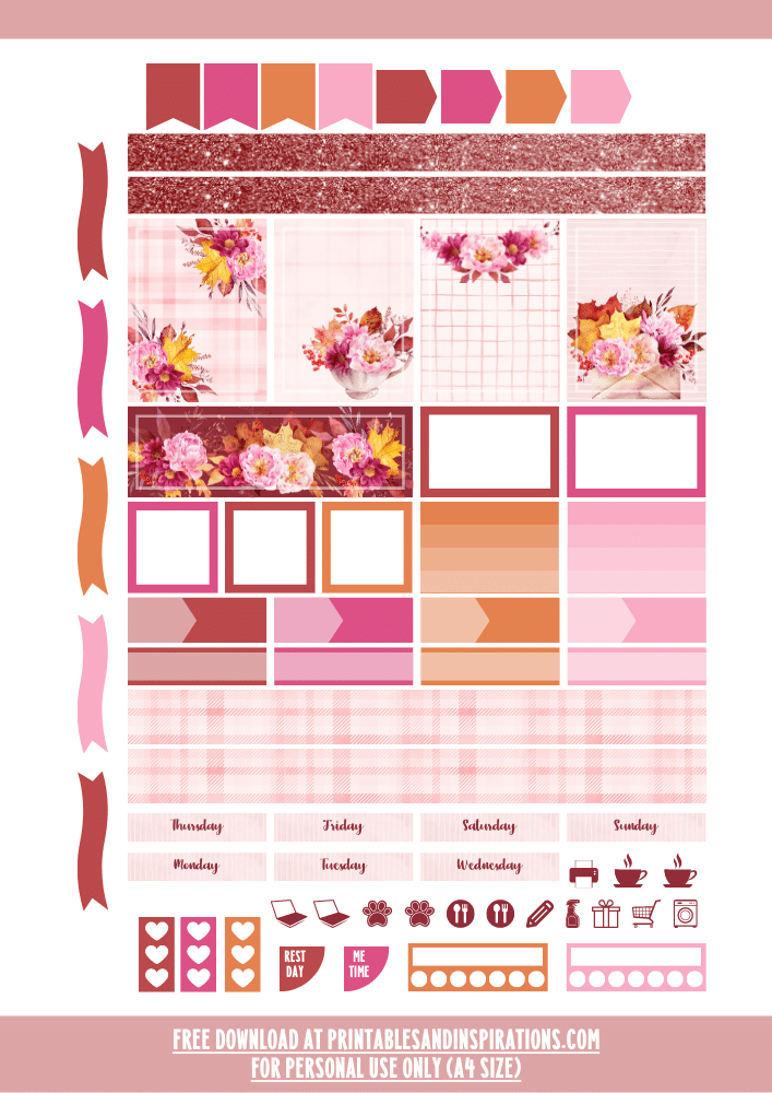 List Of Free Autumn / Fall Planner Templates - Printables and Inspirations