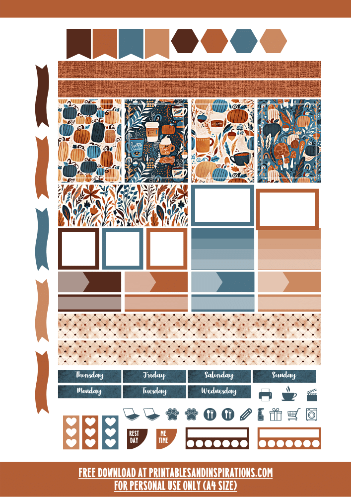 List Of Free Autumn / Fall Planner Templates - Printables and Inspirations