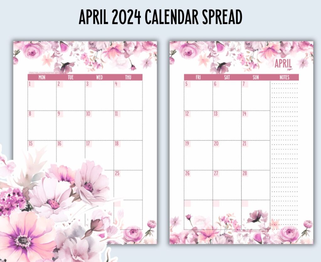 Free Printable Pink Planner Pages For Any Year - Printables and ...