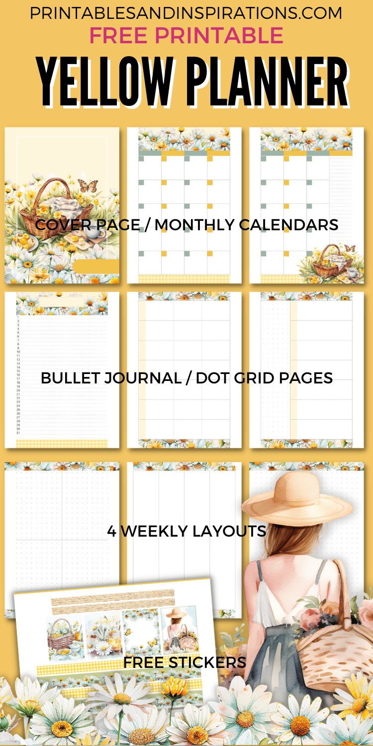 Free Printable Vertical Weekly Planner For A5 Size Planners ...