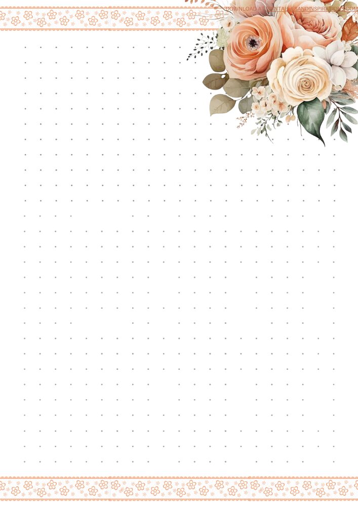 New Peach Planner Printable Pages For Any Year - Printables and ...