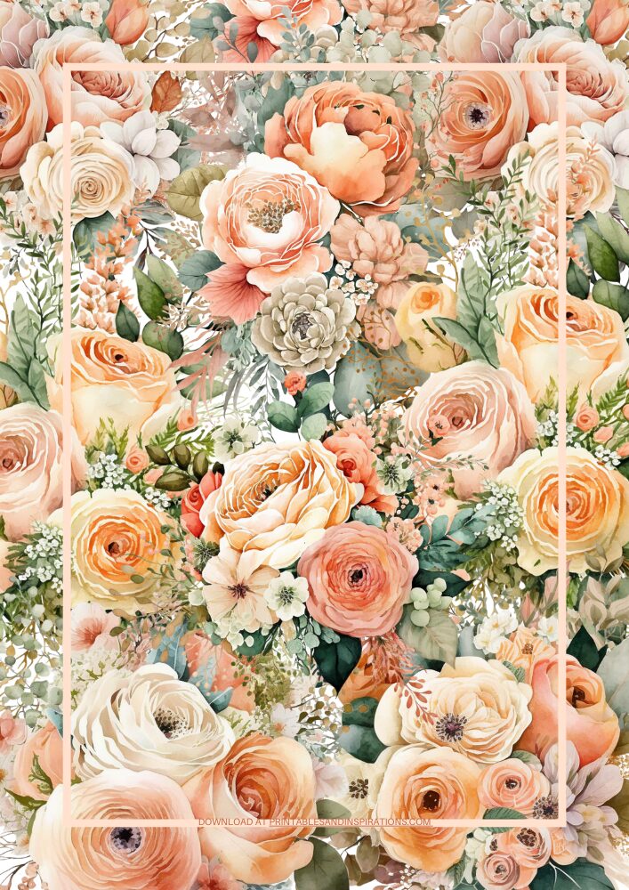 New Peach Planner Printable Pages For Any Year - Printables and ...