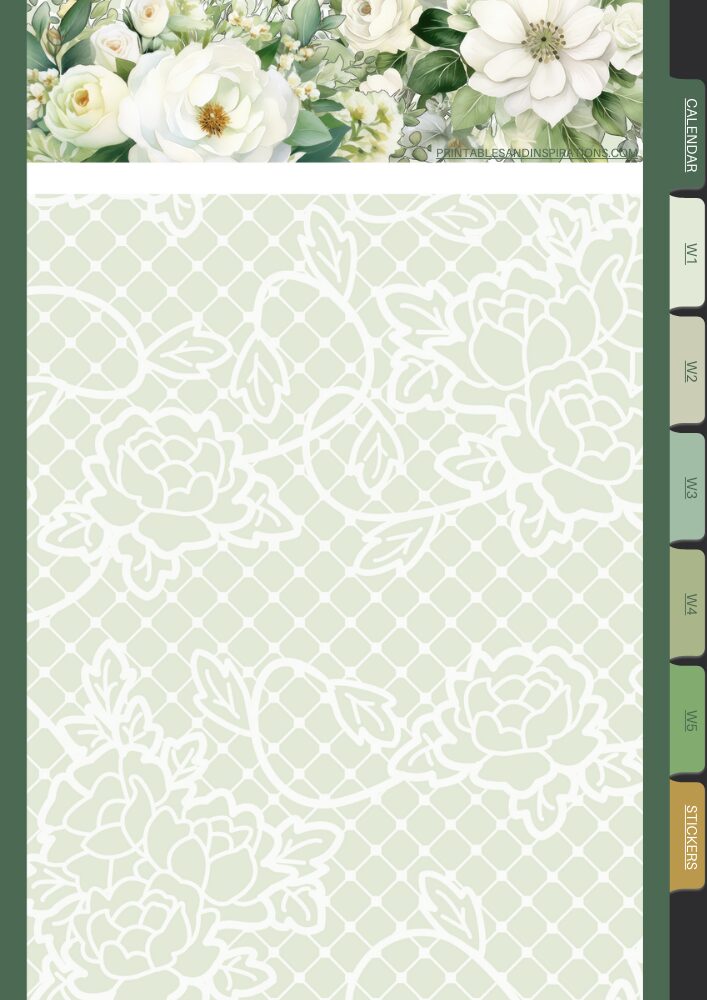 Free Digital Monthly Planner Template For Goodnotes And Other Apps ...