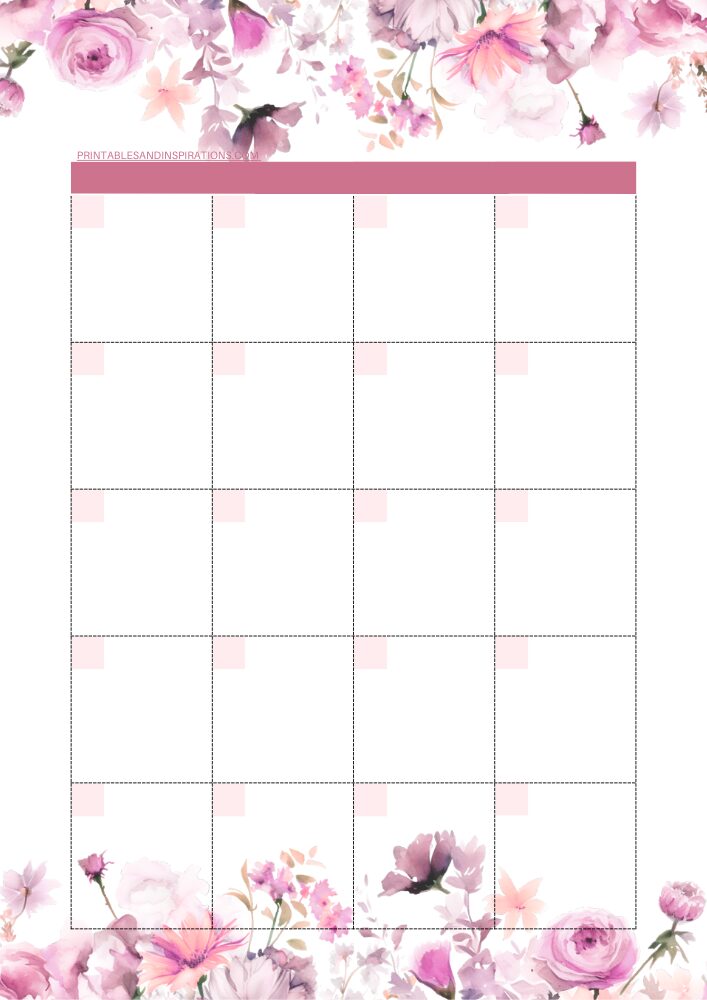 Free Printable Pink Planner Pages For Any Year - Printables and ...