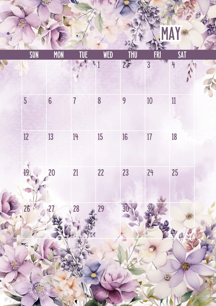 Free Printable Purple Planner Pages For Any Year - Printables and ...