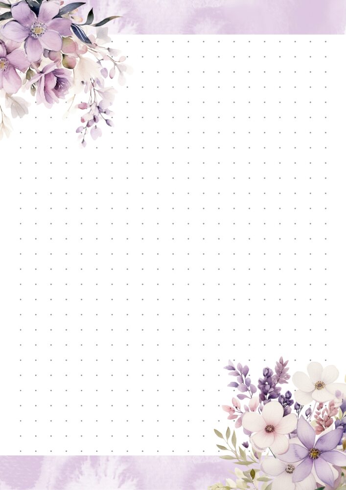 Free Printable Purple Planner Pages For Any Year - Printables and ...