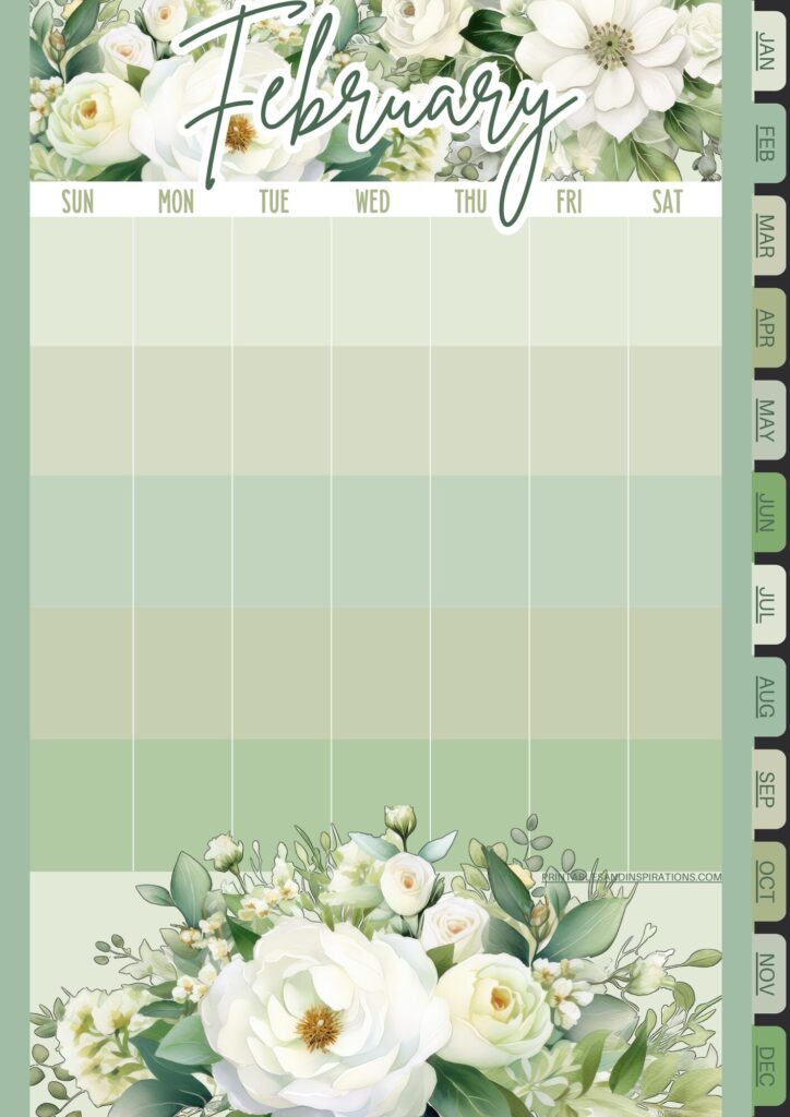 Free Digital Monthly Planner Template For Goodnotes And Other Apps ...