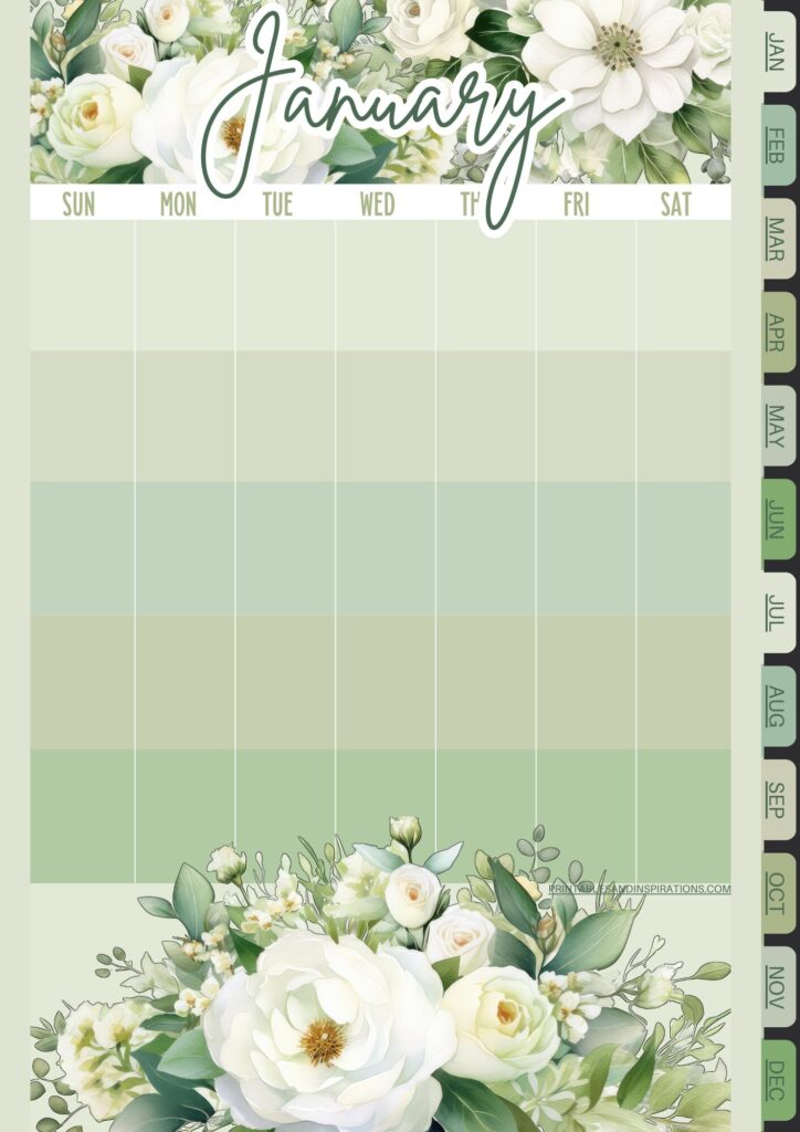 Free Digital Monthly Planner Template For Goodnotes And Other Apps ...