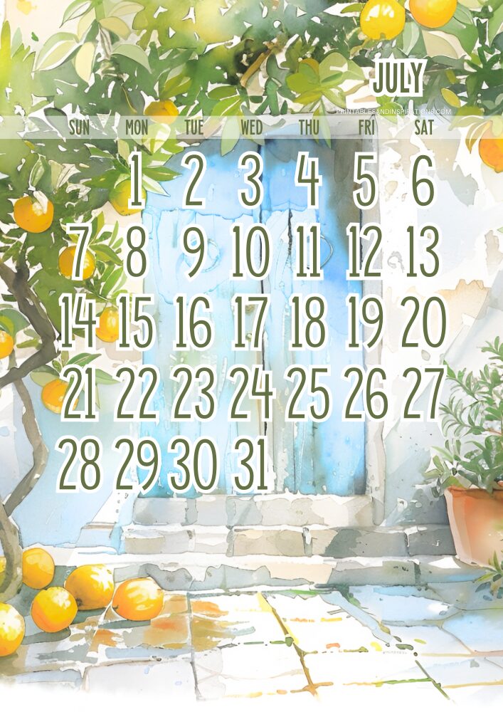 Citrus Summer Tropical Yellow Planners And Stickers - Printables and ...