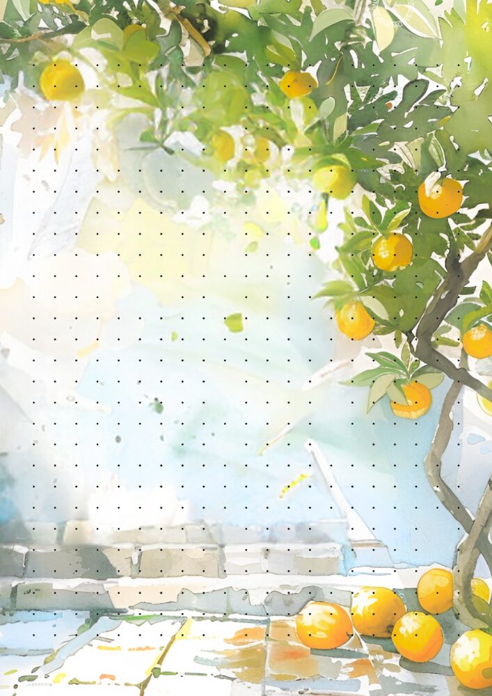 Citrus Summer Tropical Yellow Planners And Stickers - Printables and ...