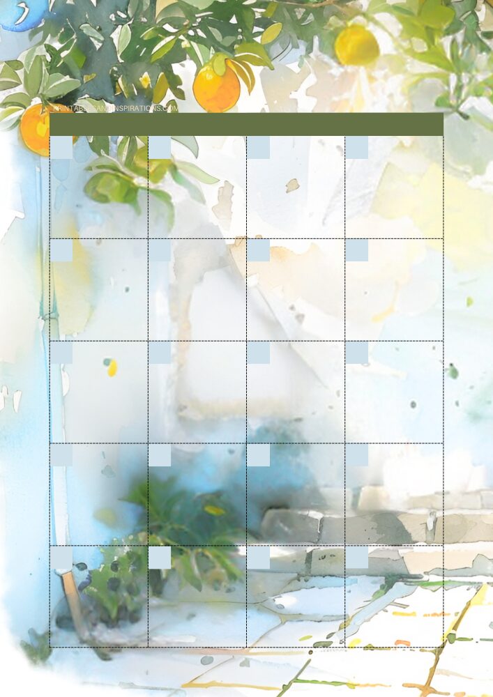 Citrus Summer Tropical Yellow Planners And Stickers - Printables and ...