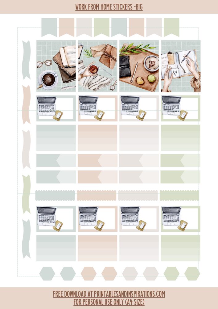 List of Pretty Planner Stickers – Free Printable – Print And Cut ...