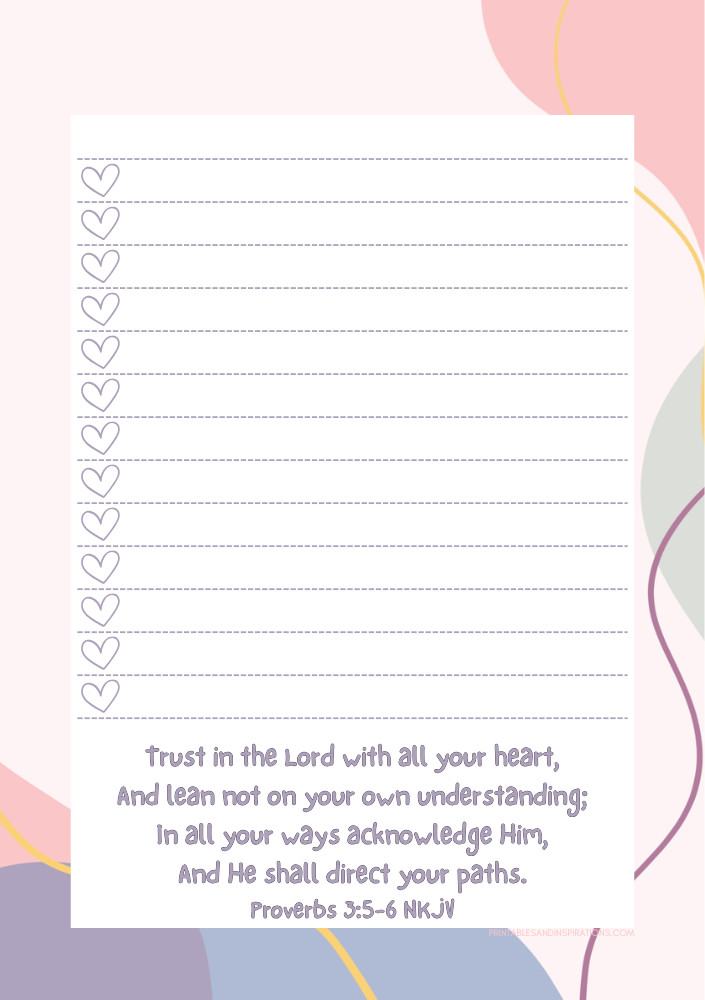 Free Printable Bible Verse Notepads To Inspire Your Planning ...