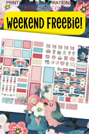 Free Printable Vintage Planner + Journal Stickers - Printables and ...